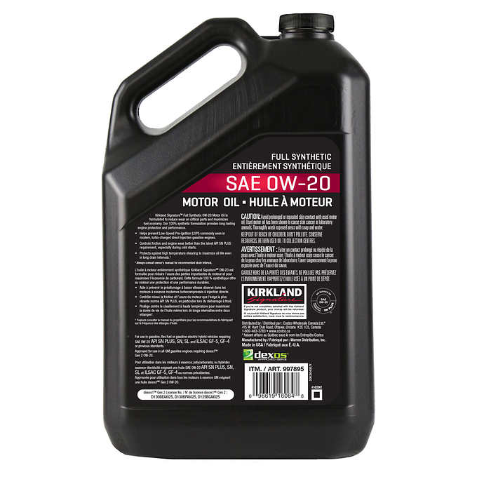 0W20 Full Synthetic Motor Oil, 2-pack – makstudio